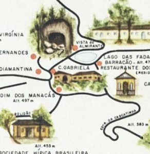 Mapa Turístico-Histórico da Tijuca – Biblioteca Alceo Magnanini